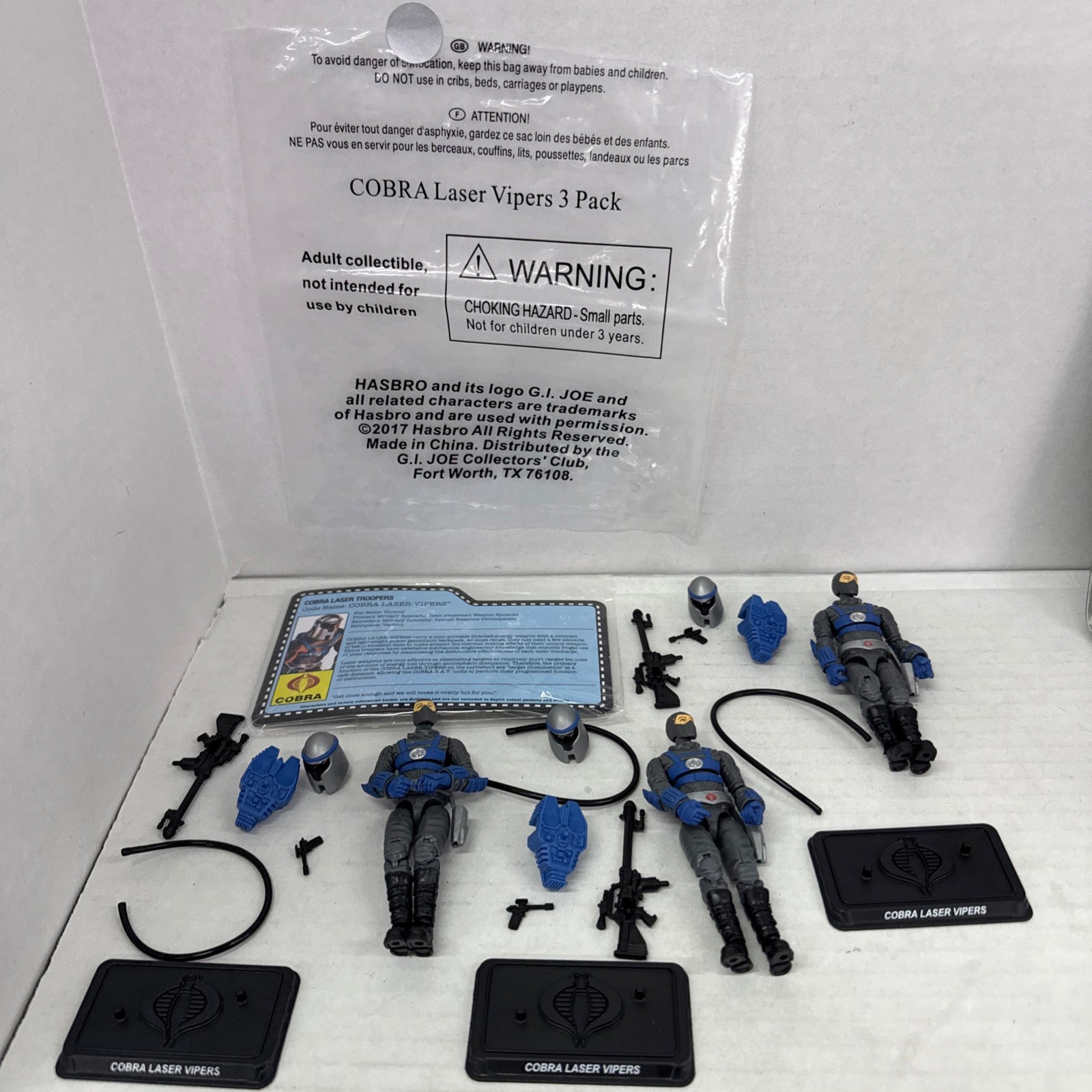 GI Joe Convention Laser Viper 3-pack 2017 – Toys R Ross
