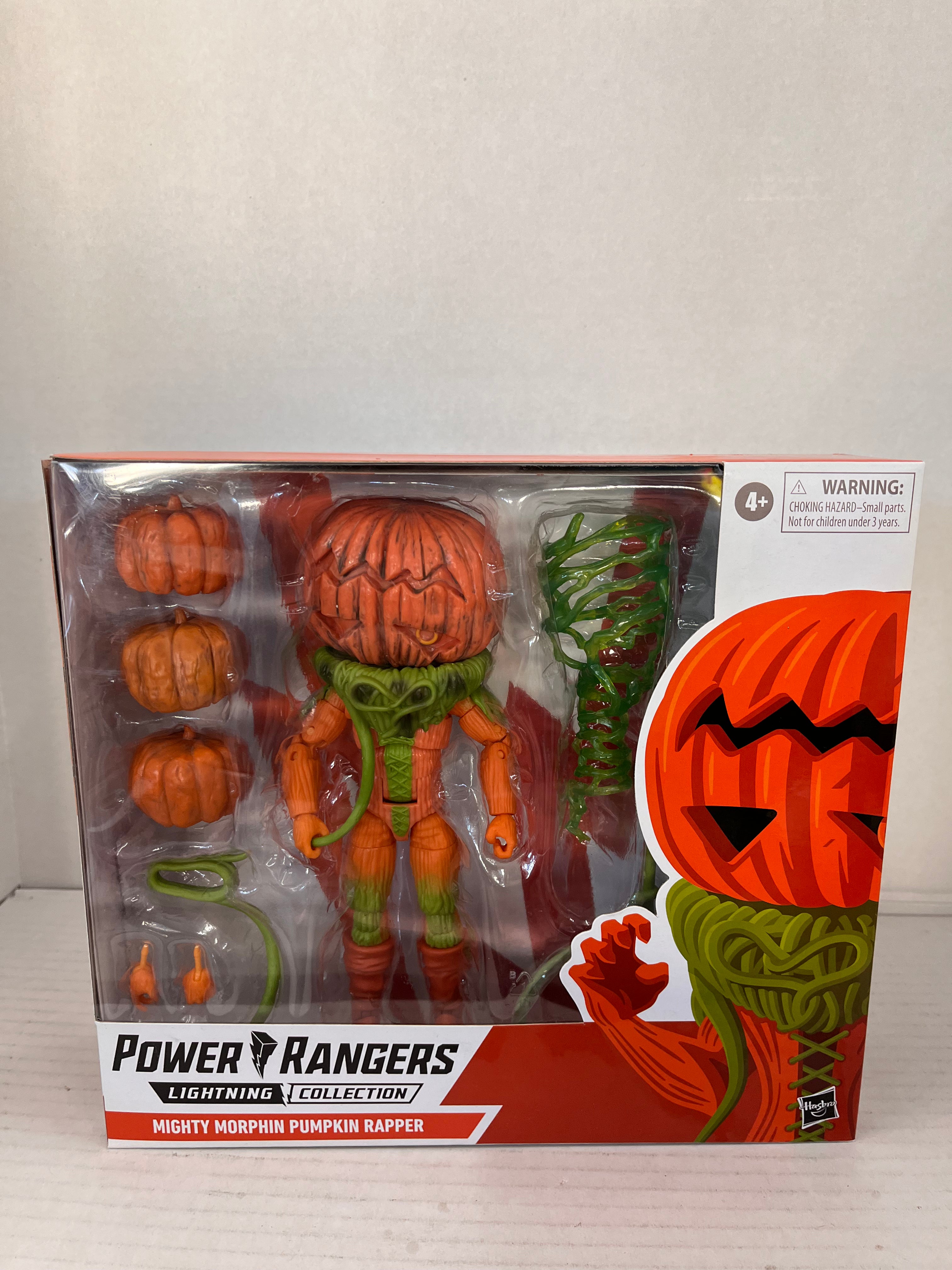 Power Rangers Lightning Collection Mighty Morphin Pumpkin Rapper Figur ...