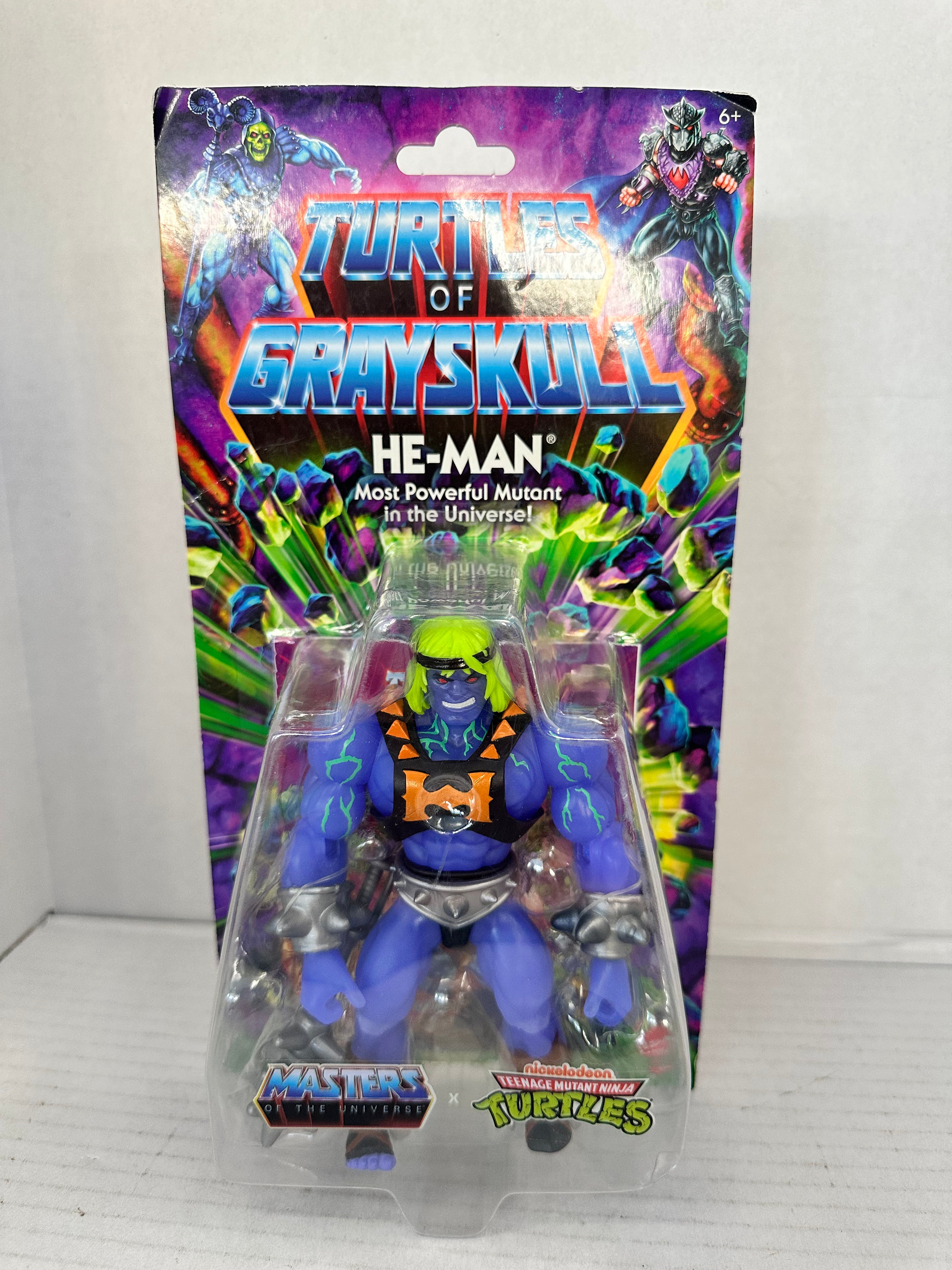Mattel Turtles Of Grayskull MOTU TMNT Mashup He-Man Mutated Action Fig ...