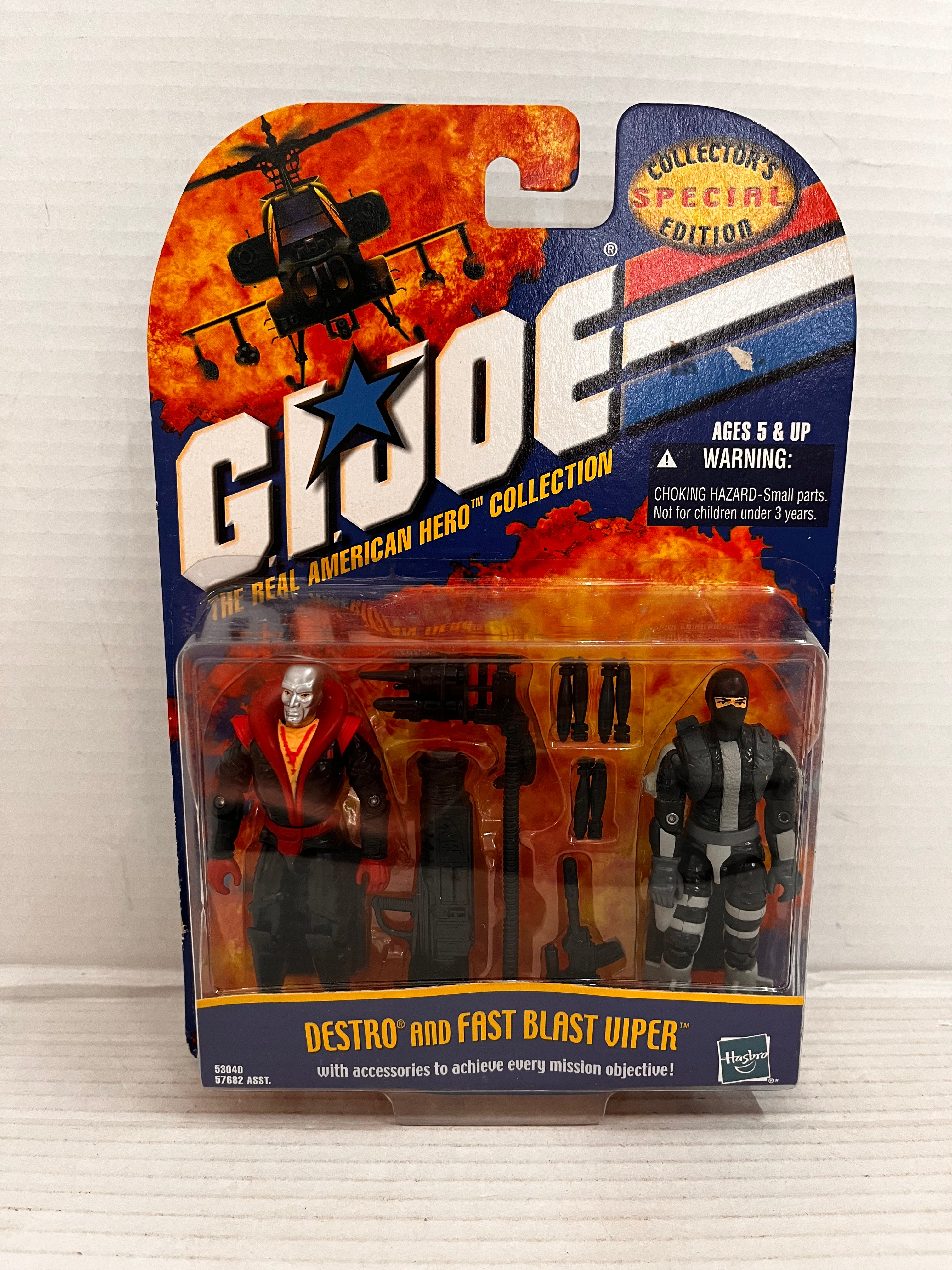 GI JOE ARH DESTRO & FAST BLAST VIPER, Collector's Special Edition 2 Pa ...