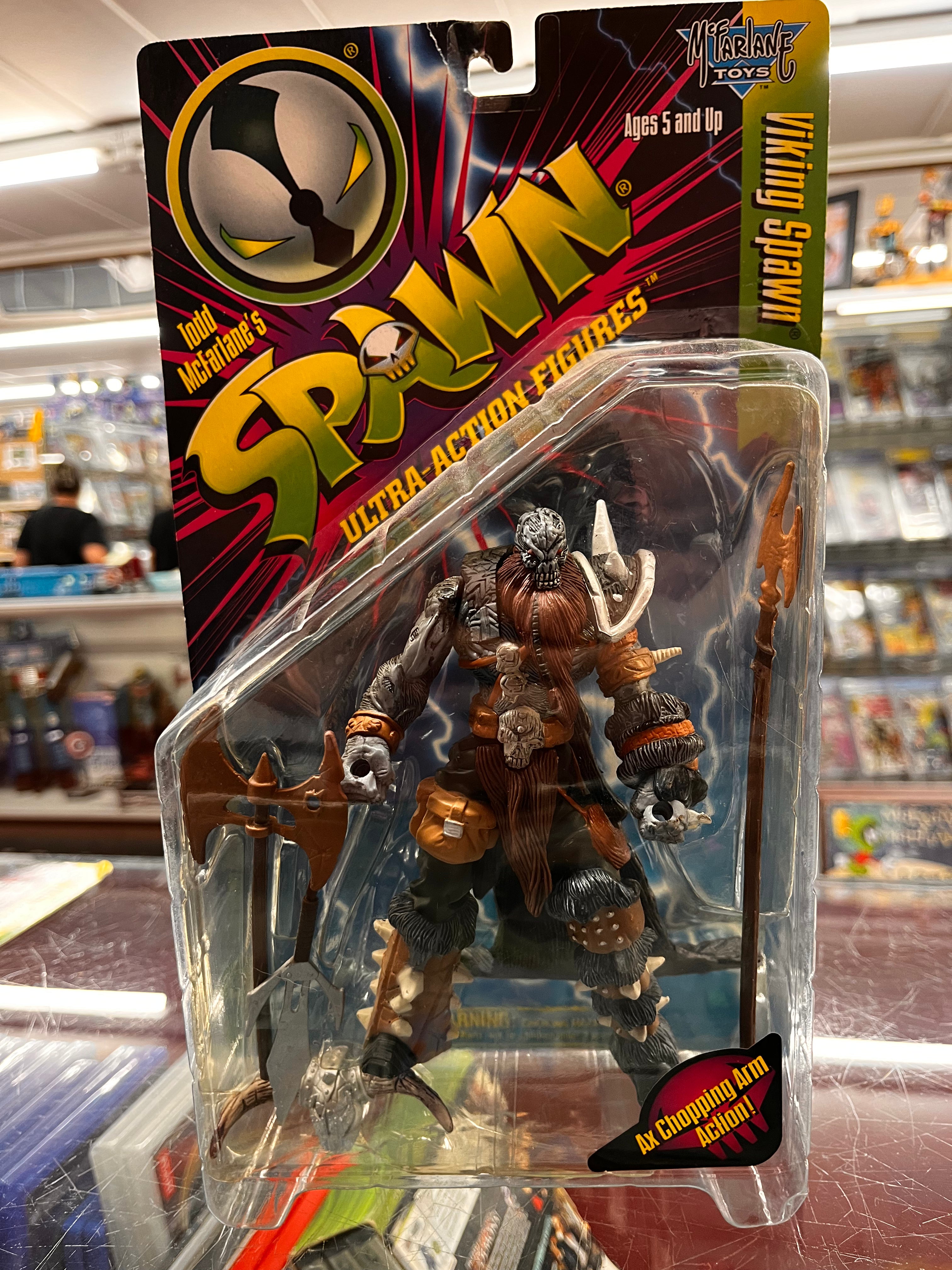 Mcfarlane Toys 1996 Spawn Series 5 Viking Spawn 6 " Action Figure GRAY ...